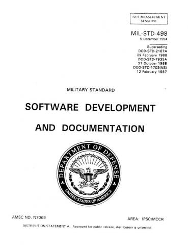 MIL STD- Software Development and Documentation | SE Goldmine